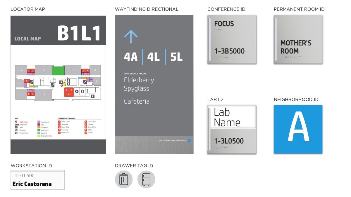 HP Inc. Signage – Katie Cross Designs